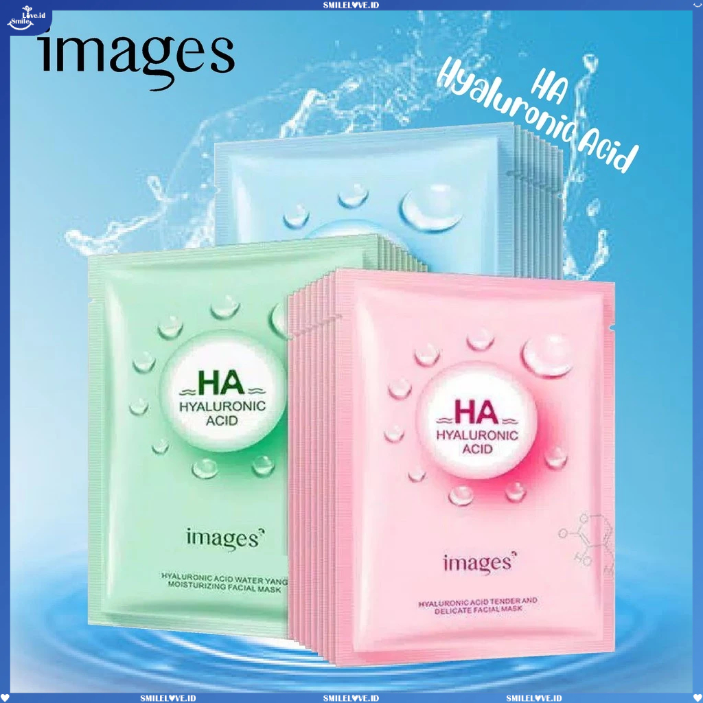 Jual IMAGES HA Hyaluronic Acid Water Moisturizing Facial Sheet Mask ...