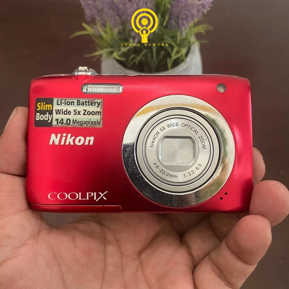Jual DIGICAM RED NIKON COOLPIX S2600 14MP | Shopee Indonesia