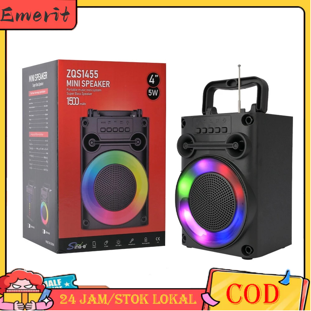 Jual {PRO BASS}Speaker Bluetooth Karaoke PrOtable Super Bass Polytron ...