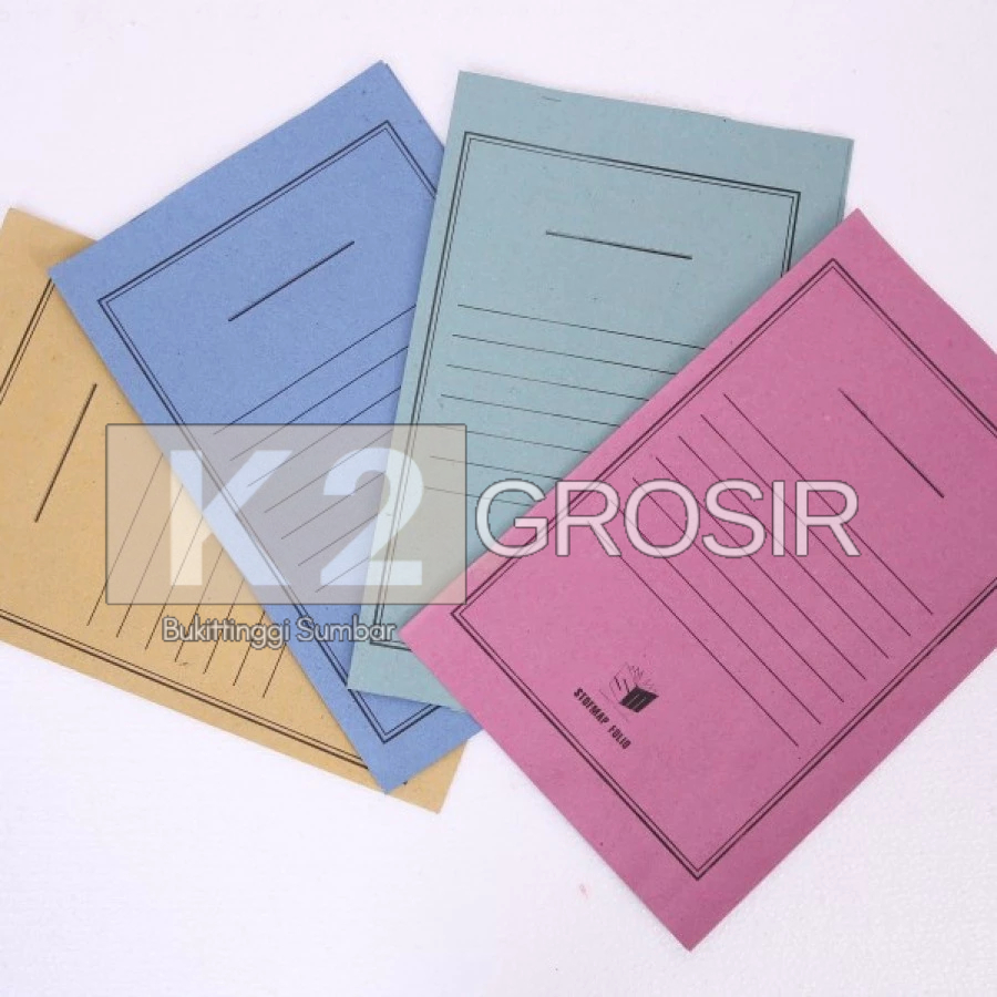 Jual ( 1 Pack / 50 Pcs ) Stop Map Kertas Folio | Shopee Indonesia