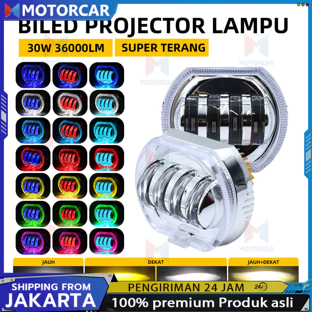 Jual Lampu Biled Tembak LED Lampu tembak Biled Projie gen 2 gen 3 Biled ...