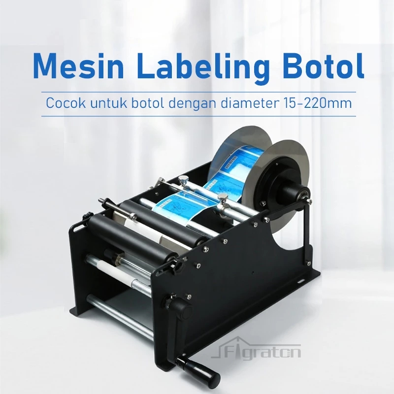 Jual Mesin Labelling Botol Manual Sticker Label Alat tempel label stiker labeling MT—30 GJA ...