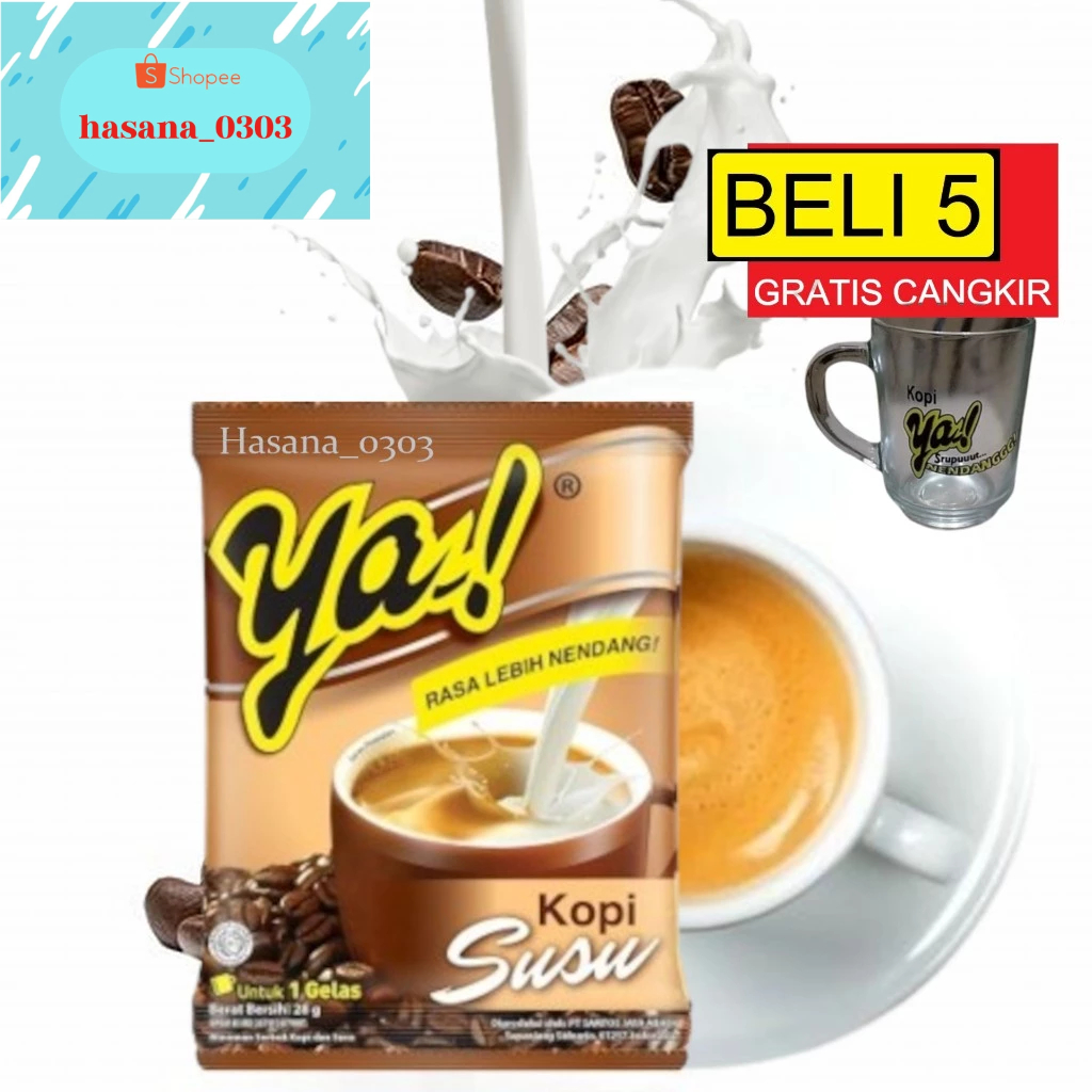 Jual YA Kopi Susu [ 1Renteng isi 10 Sachet ] | Shopee Indonesia