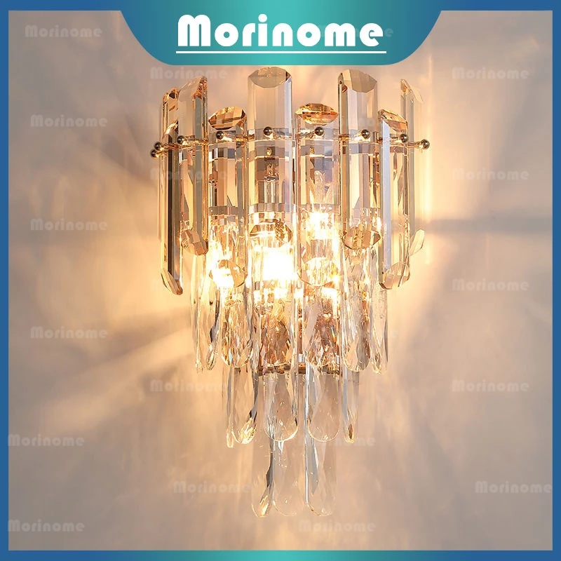 Jual Lampu Dinding Modern Mewah Kristal LED 3 Warna Kamar Tidur Koridor ...