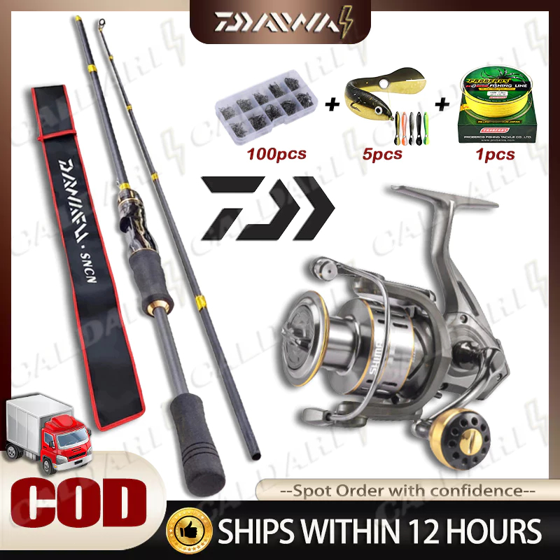 Jual 2024 New DAIWA Joran Pancing Set 15 Kg/ Reel Pancing Murah Kuat ...