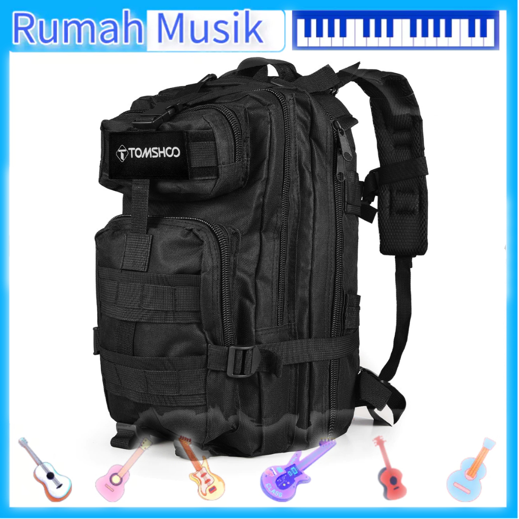 Jual NEW TOMSHOO Outdoor Backpack Molle Assault Pack for Camping Hiking ...
