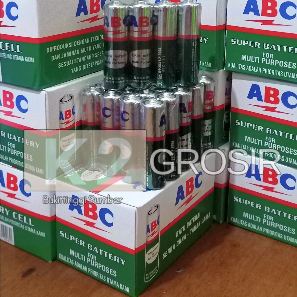 Jual Baterai ABC Hijau A2 Isi 24 Pcs (1Box) | Shopee Indonesia