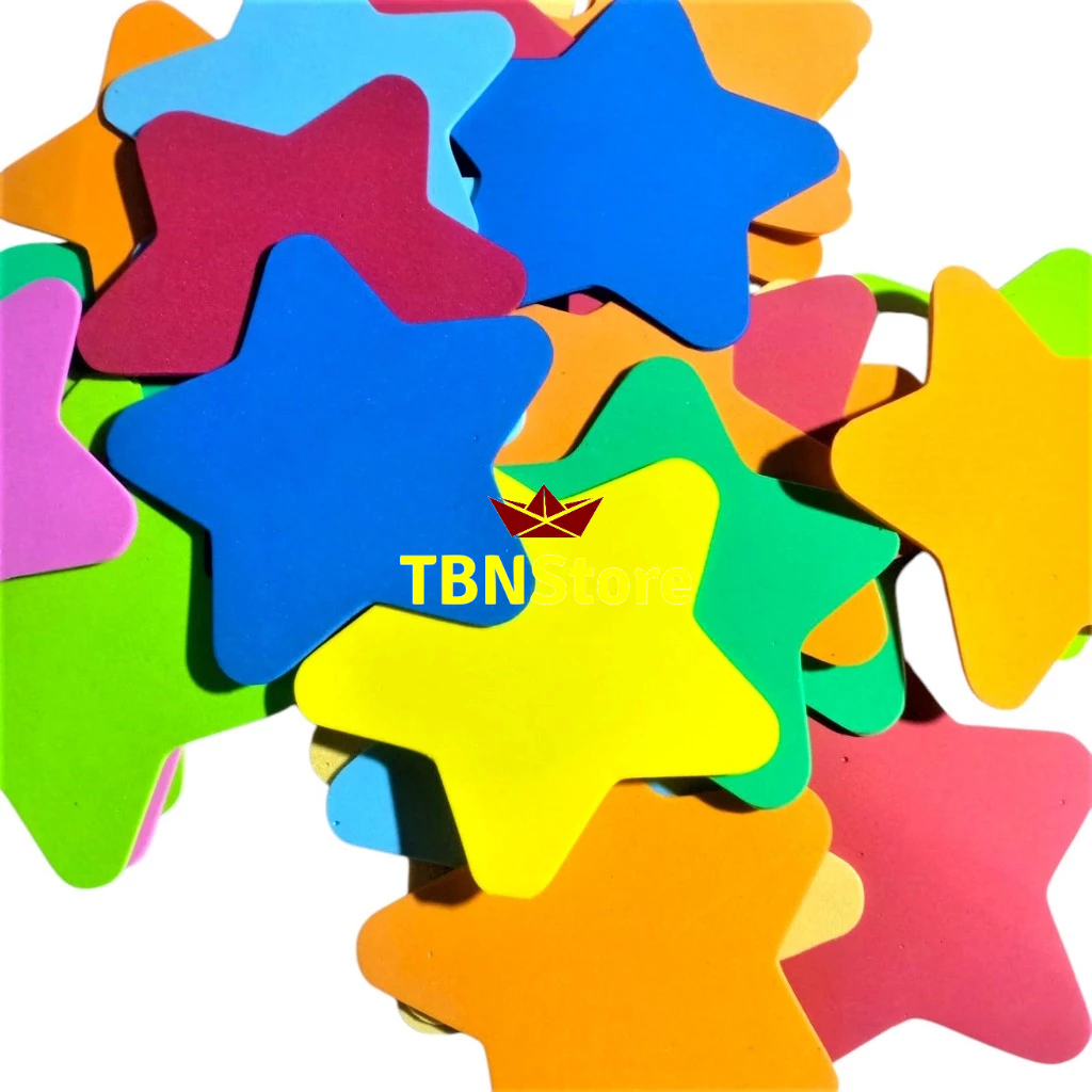 Jual 1 pc Bintang Hiasan Dinding Bahan Dekorasi Kelas Prakarya Eva Foam ...