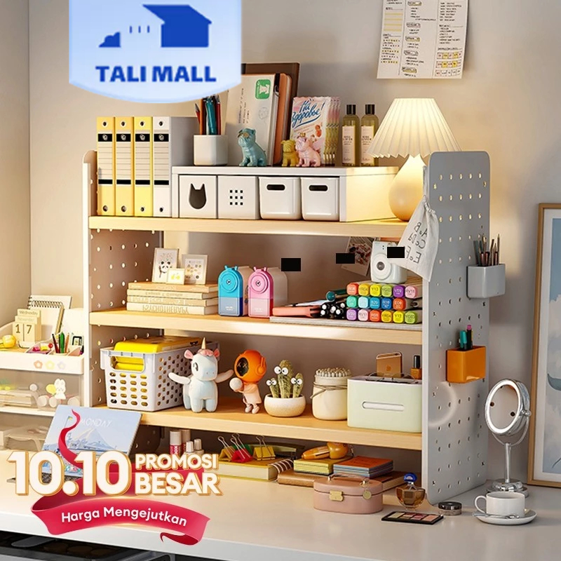 Jual Rak Buku Rak Meja Stationery Desktop Storage Rak Buku Desktop Rak ...