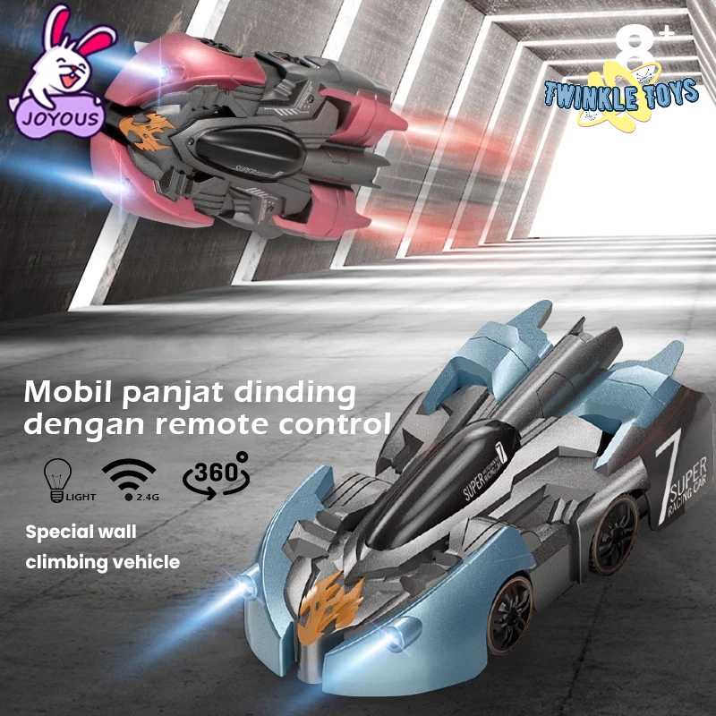 Jual Mainan Mobil Listrik Wall Climbing Dapat Berutar 360 Mobil ...