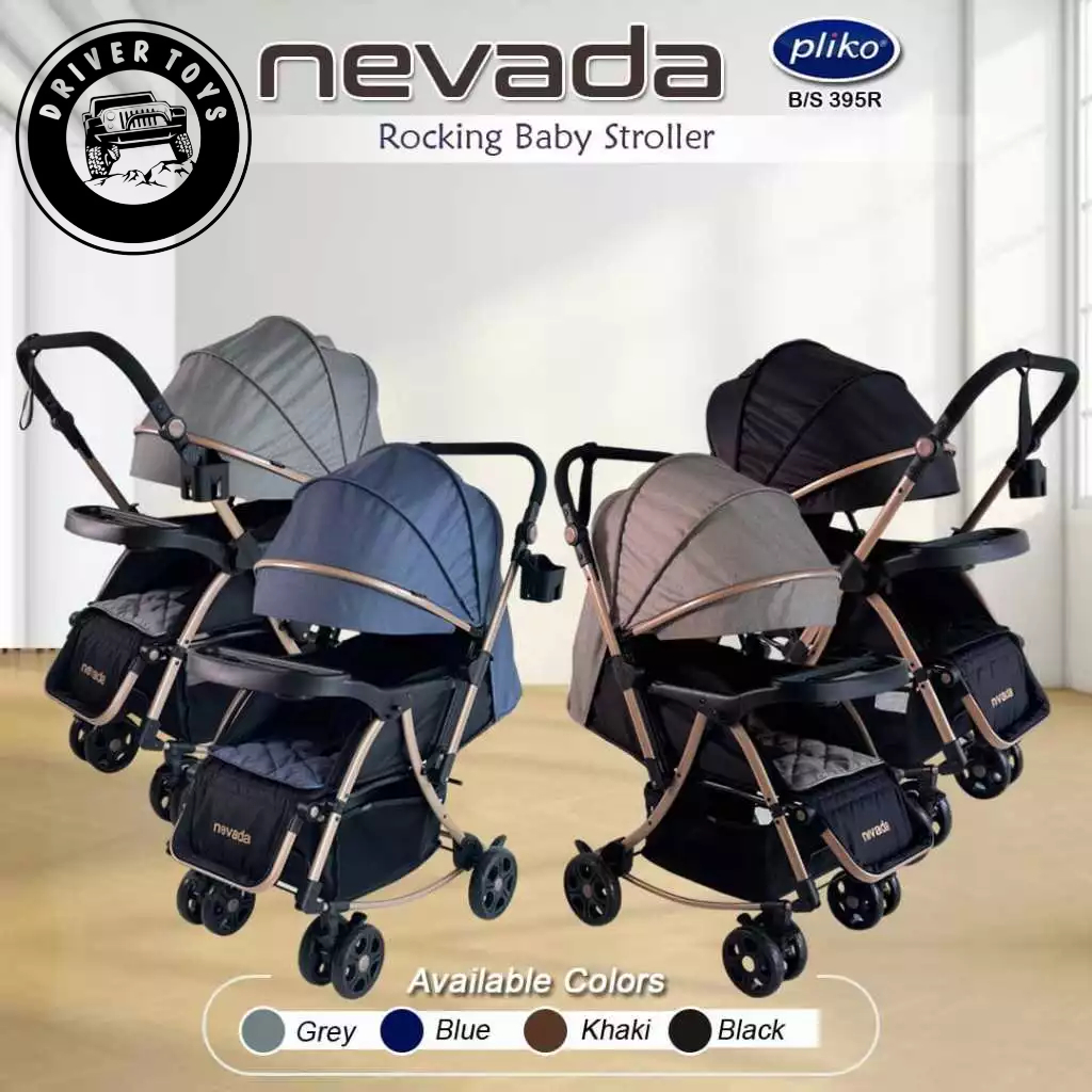 Jual STROLLER ANAK PLIKO NEVADA 395 HANDLE DUA ARAH DAN BISA AYUN ...