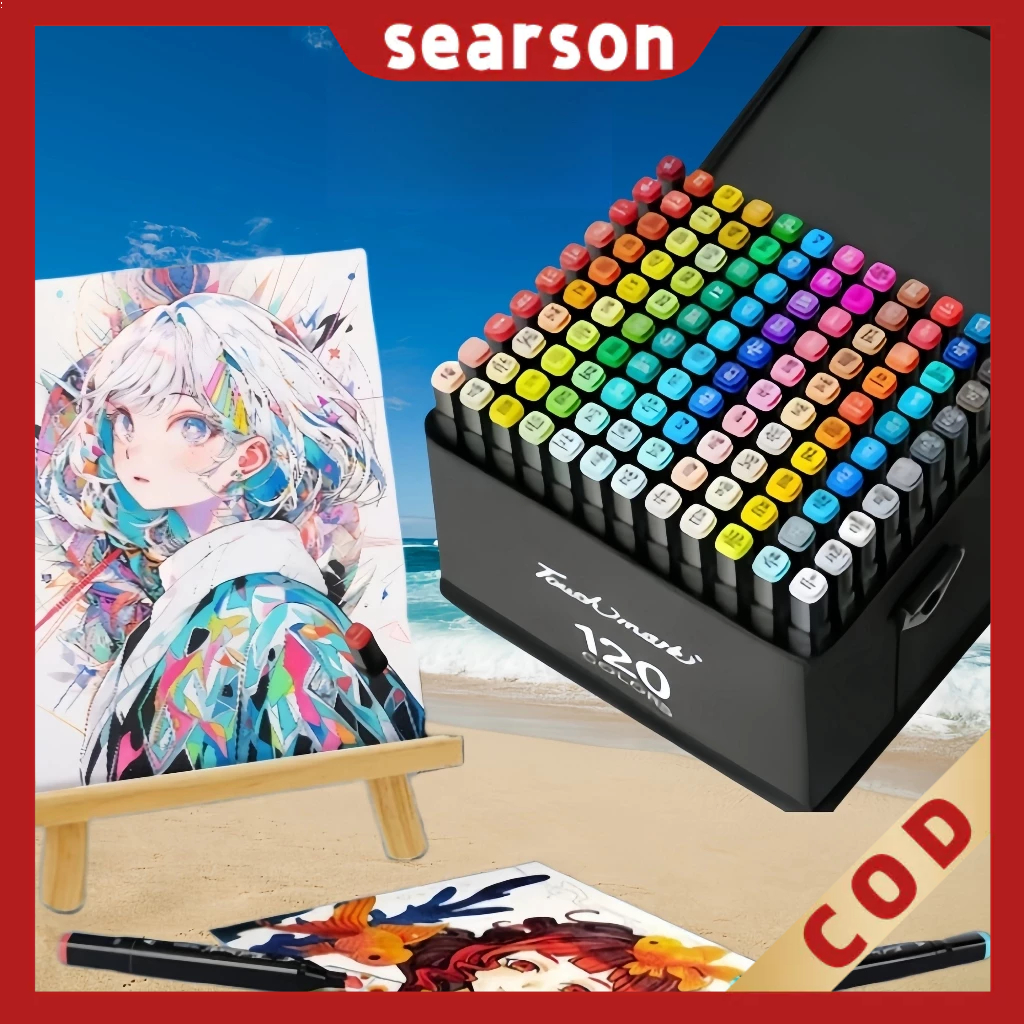 Jual 【24H】Touch 120/168/204 Warna Sketsa Spidol Umum General Marker Set ...