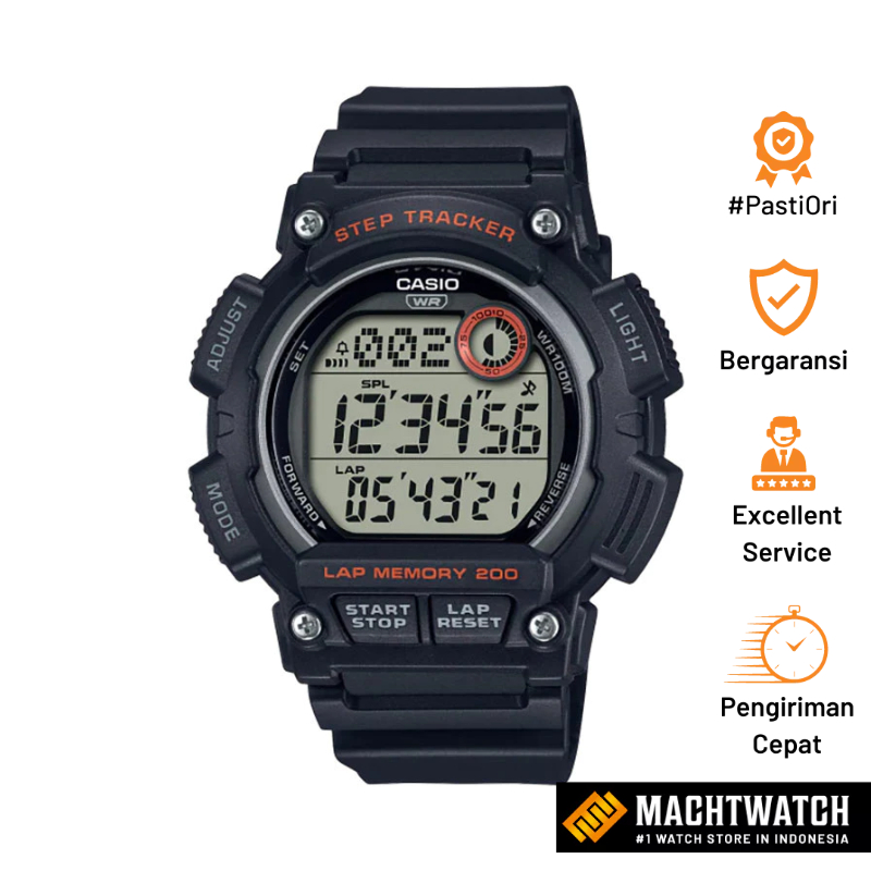 Jual [PAYDAY SALE] Jam Tangan Pria Casio General WS-2100H-1AVDF Youth Digital Dial Black Resin ...