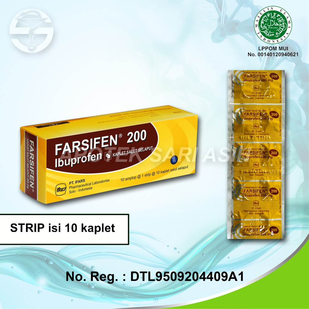 Jual FARSIFEN 200 | Ibuprofen pereda rasa nyeri sakit gigi pusing ...