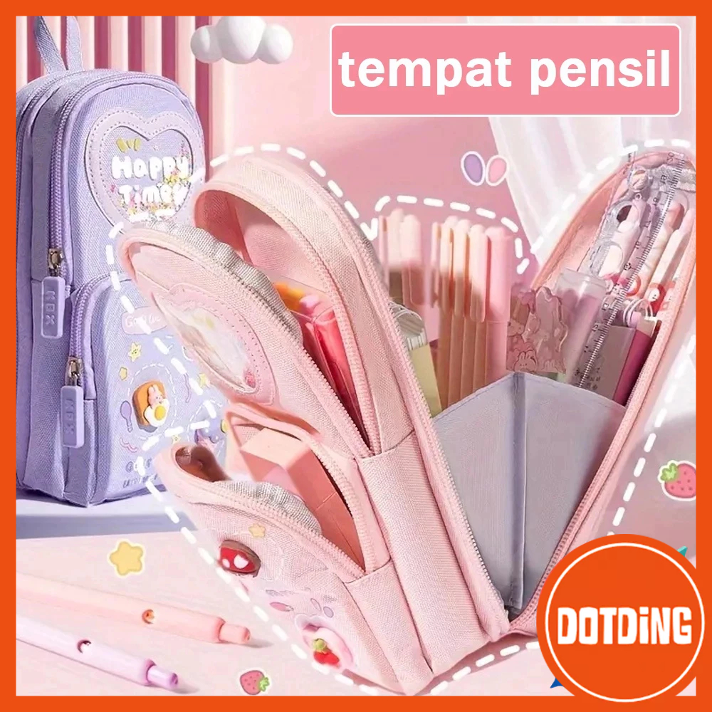 Jual [COD] Tempat Pensil Kotak 3D Anak Perempuan Lucu Besar Kotak ...