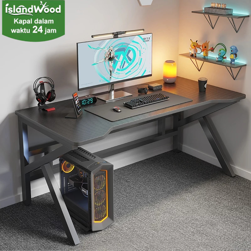 Jual Meja Komputer 140cm Meja Gaming Meja Kerja meja PC Meja Belajar ...