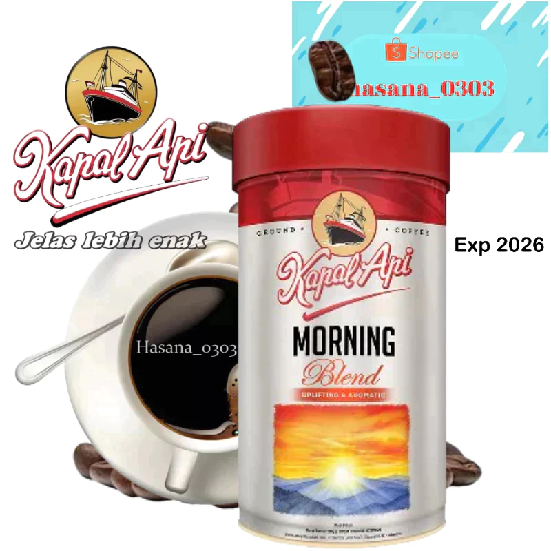 Jual Kapal Api Morning Blend 200 Gram [ Kopi Bubuk ] | Shopee Indonesia