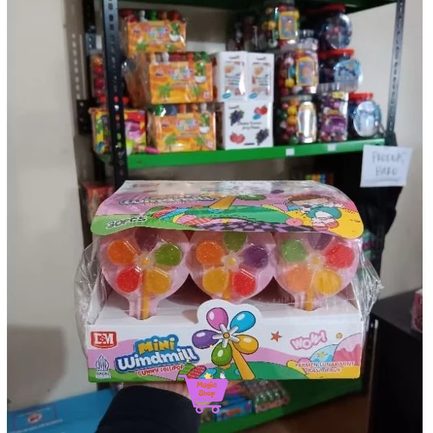 Jual PERMEN MINI WINDMILL 30 PCS / PERMEN LUNAK KIPAS DSM HALAL / GUMMY ...