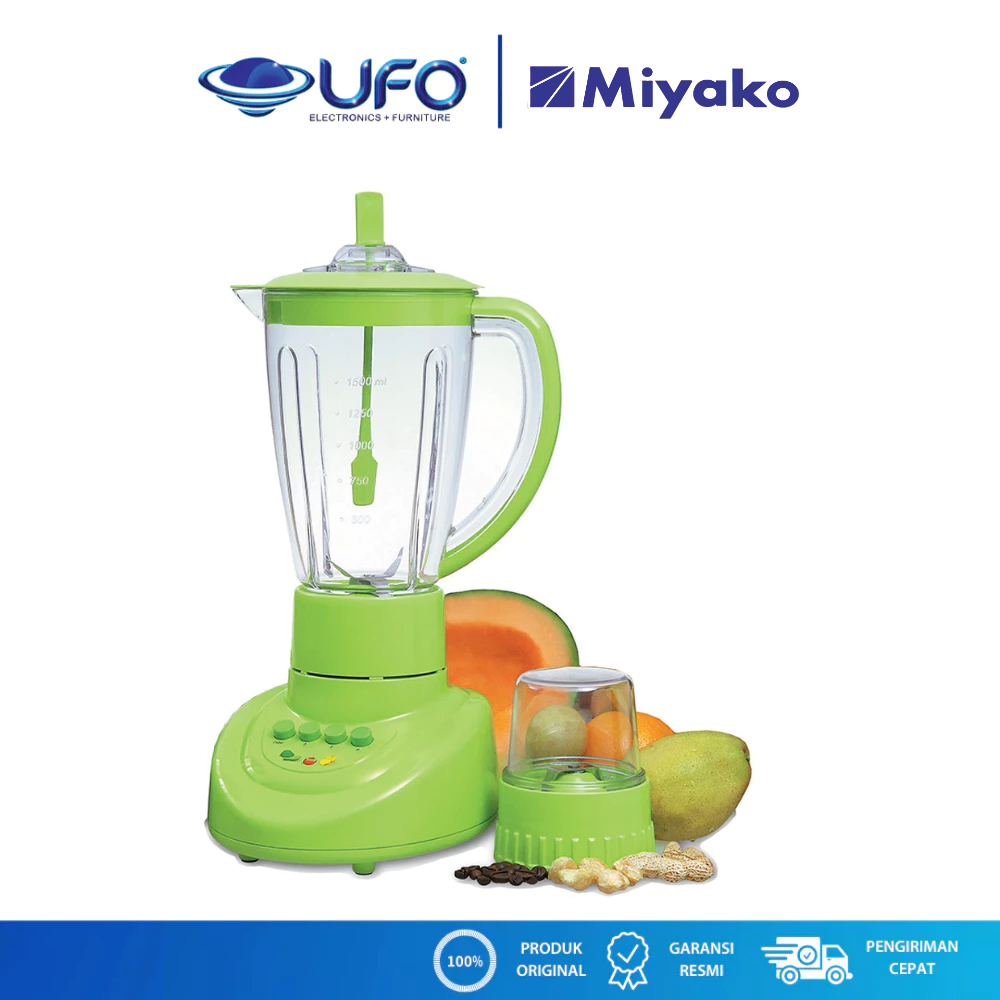 Jual Miyako Blender Plastik 2 In 1 1,5 Liter BL151PF/AP | BL-151 PF/AP ...