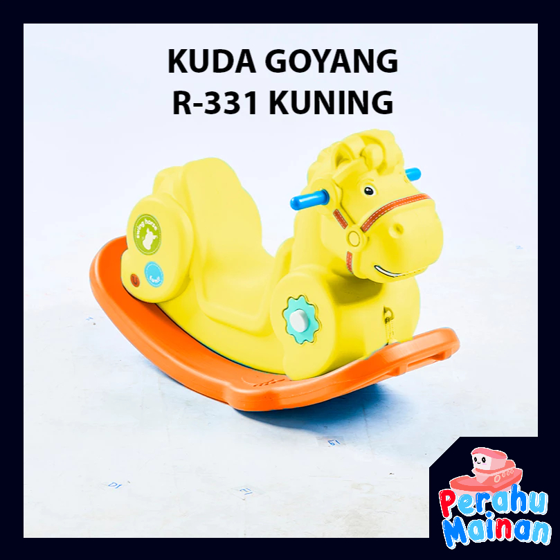 Jual Mainan Rocking Horse Ride On / Kuda Goyang anak dengan Bell Suara ...