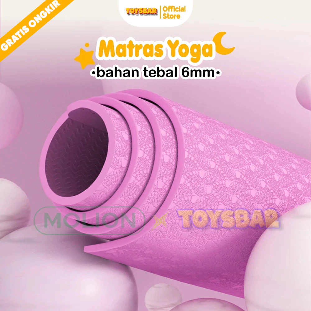 Jual 𝐓𝐎𝐘𝐒𝐁𝐀𝐑 𝐗 𝐌𝐎𝐋𝐈𝐎𝐍 𝐒𝐍𝐈 Matras Yoga Mat Olahraga meditasi gym ...