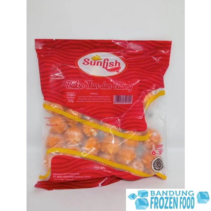 Jual Sunfish Bakso Ikan Rasa Udang 500gr | Shopee Indonesia
