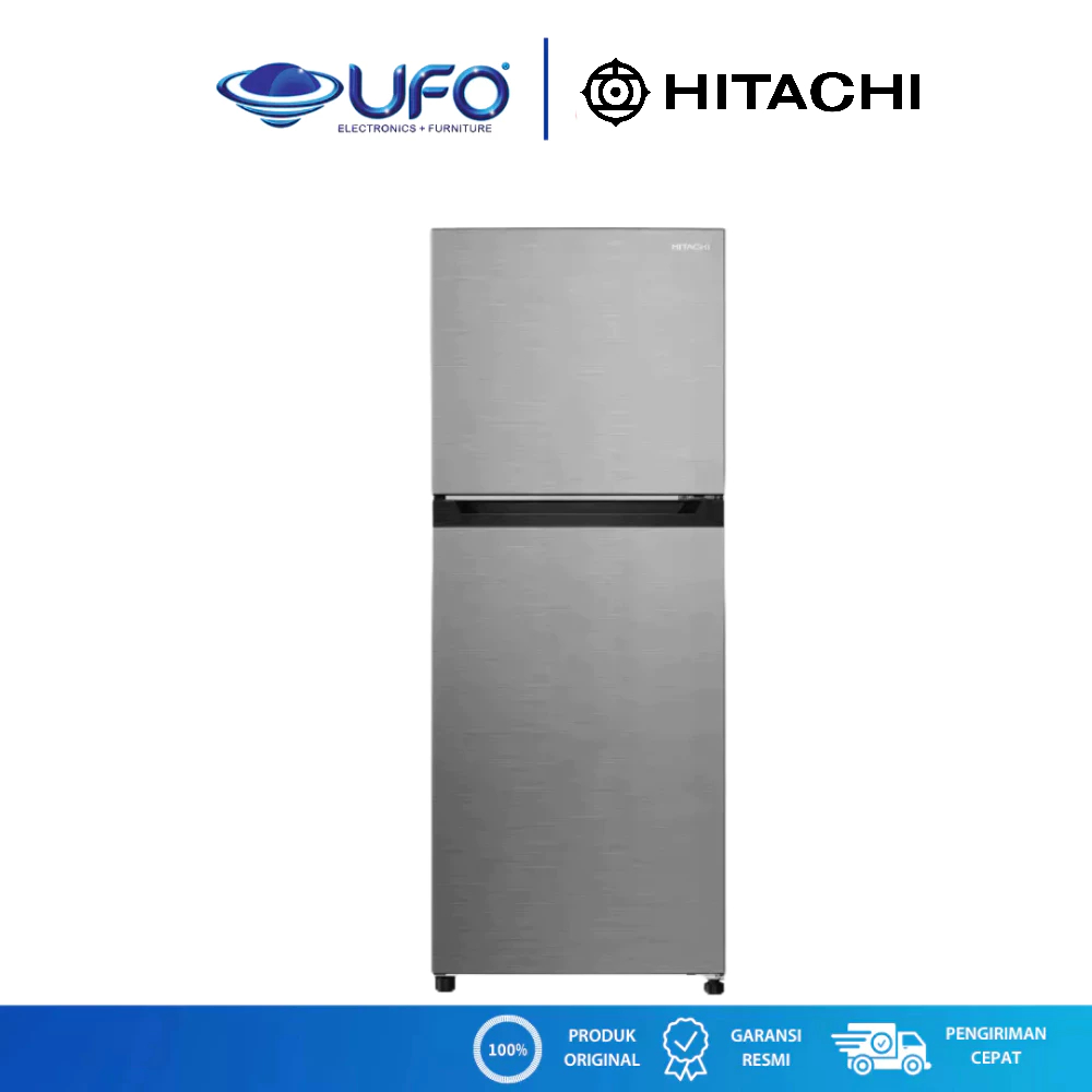 Jual Hitachi Kulkas 2 Pintu Inverter Elegant Inox Lemari Es 210 Liter HRTN5230MXID | Shopee ...
