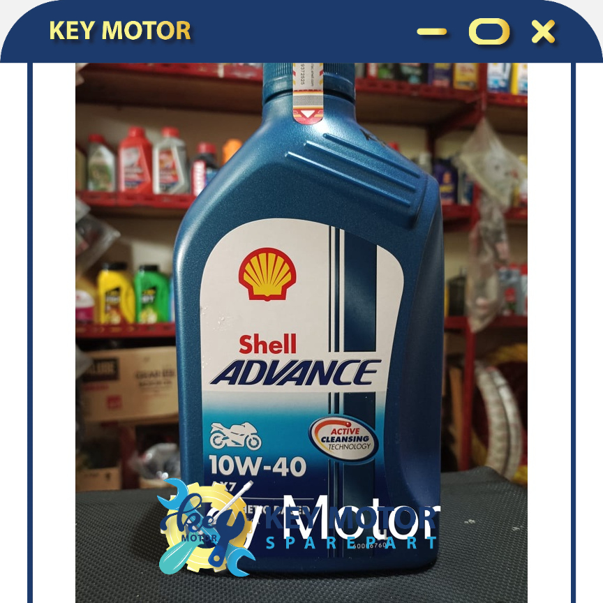 Jual Shell Advance AX7 10W-40 4T 1 Liter 100% Asli | Shopee Indonesia