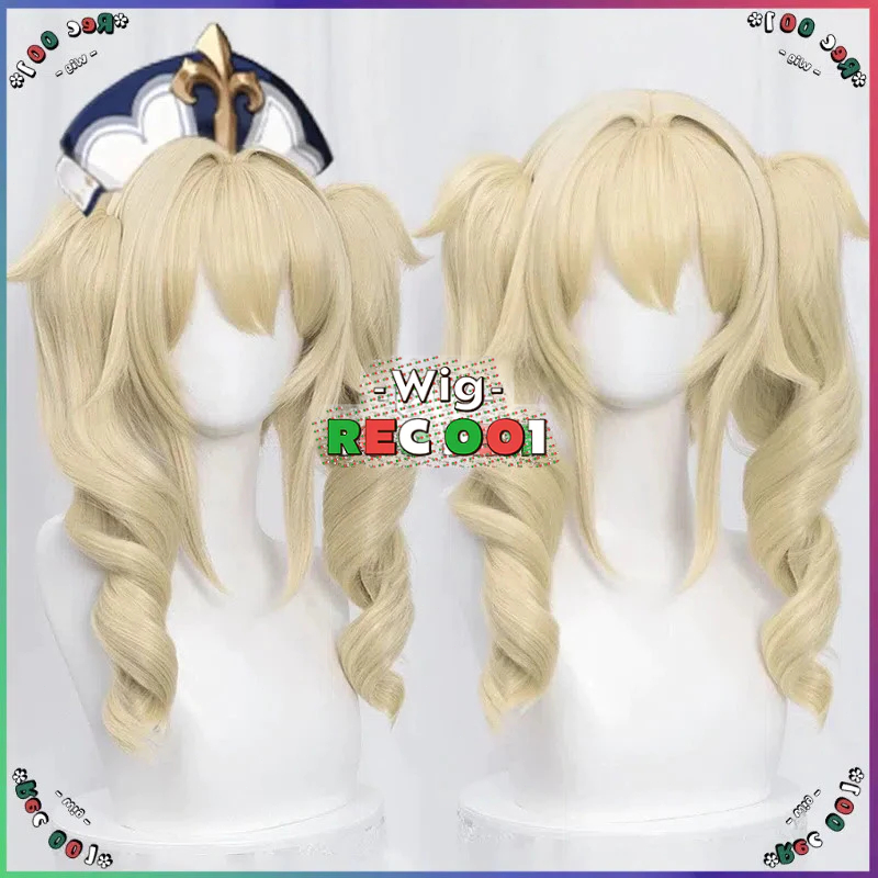 Jual Wig Barbara Cosplay Genshin Impact Rambut Orang Dewasa/Anak-Anak ...