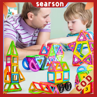 Jual 60/148 Pcs magnet mainan anak/DIY Mainan Magnetic Building Block ...
