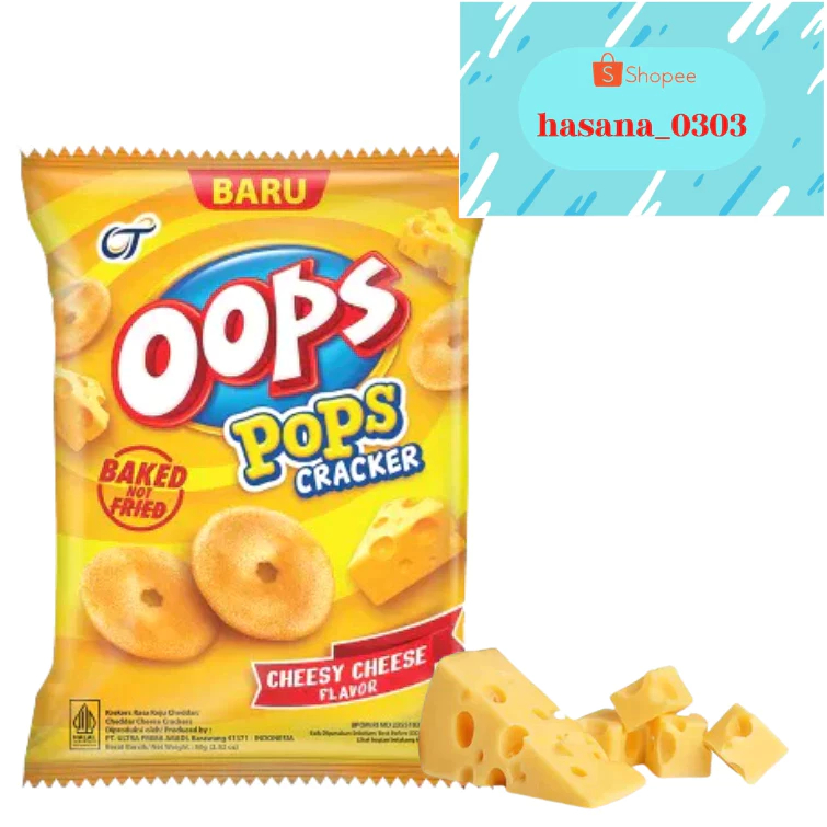 Jual Oops Pops Crackers Rasa Keju Cheesy 80 g | Shopee Indonesia Jual Oops Pops Crackers Rasa Keju Cheesy 80 g | Shopee Indonesia