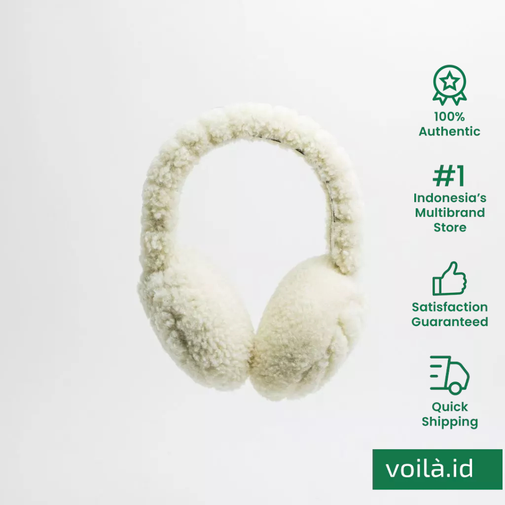 Jual Double G Shearling Ear Muffs White | Shopee Indonesia