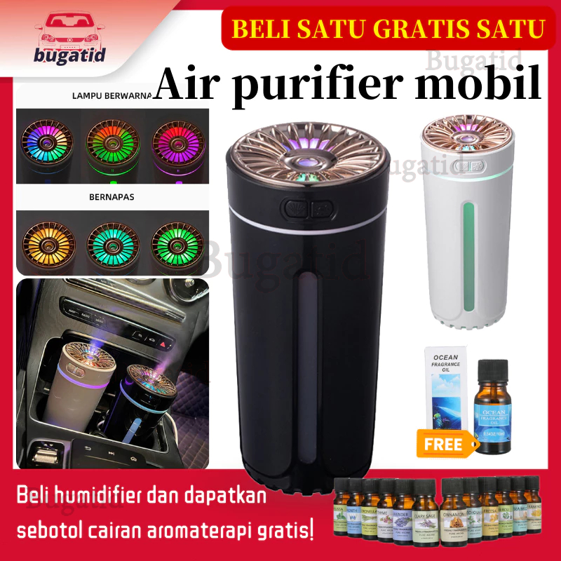 Jual Air purifier mobil Humidifier aromaterapi mobil usb Diffuser Mobil ...