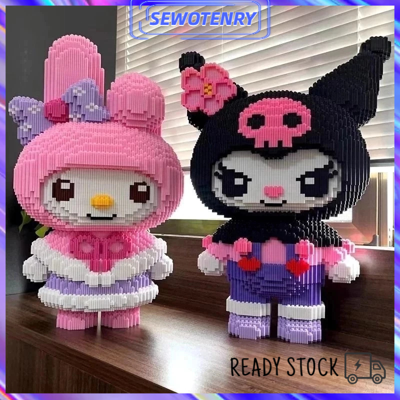 Jual 55CM Besar Nano Block Sanrio Anime Bricks Education Nano Block ...