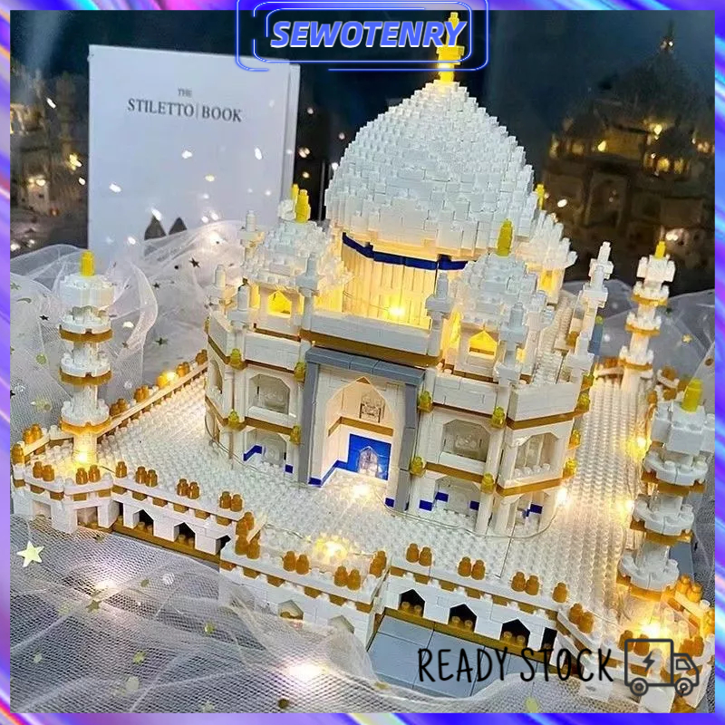 Jual 【COD】Mainan Mini Block Minicraft Taj Mahal Brick Block Mainan Blok ...