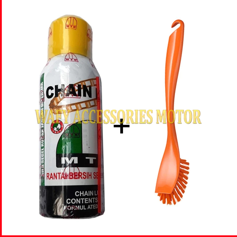 Jual MTR Chain Lube Pelumas Dan Pembersih Rantai Motor + Sikat Cuci ...