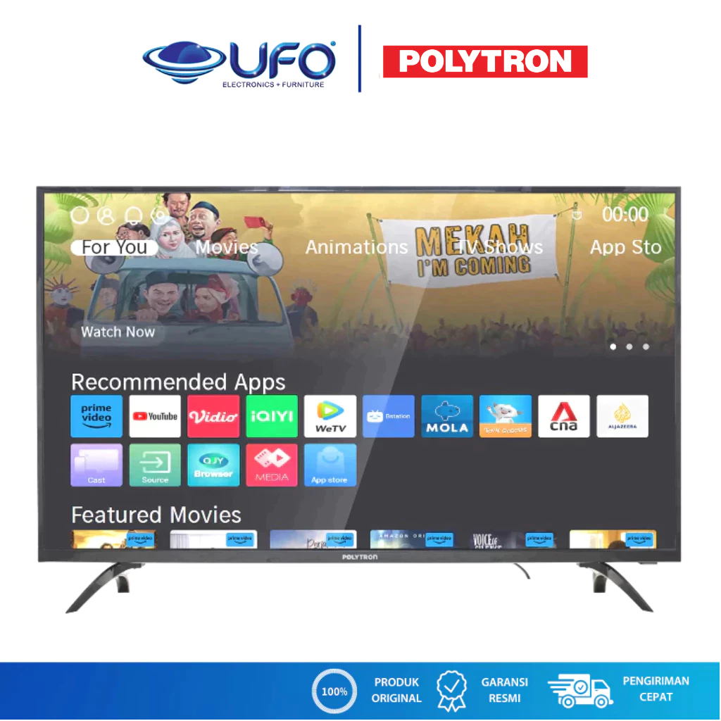 Jual Polytron 43 Inch Led Smart Easy TV PLD43CV8869 | PLD 43CV8869 | Shopee Indonesia