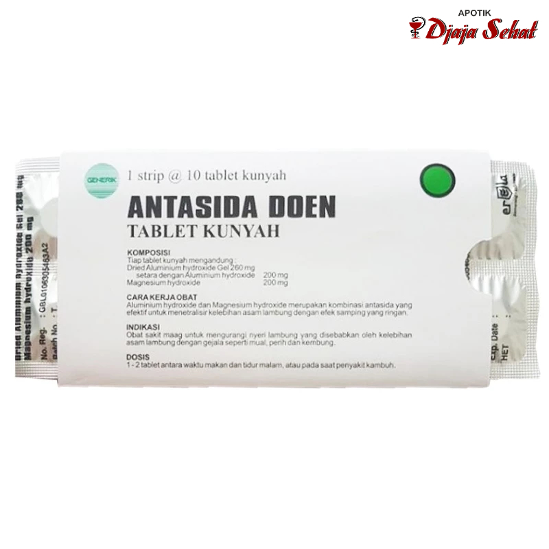 Jual ANTASIDA DOEN STRIP ISI 10 TABLET | Shopee Indonesia