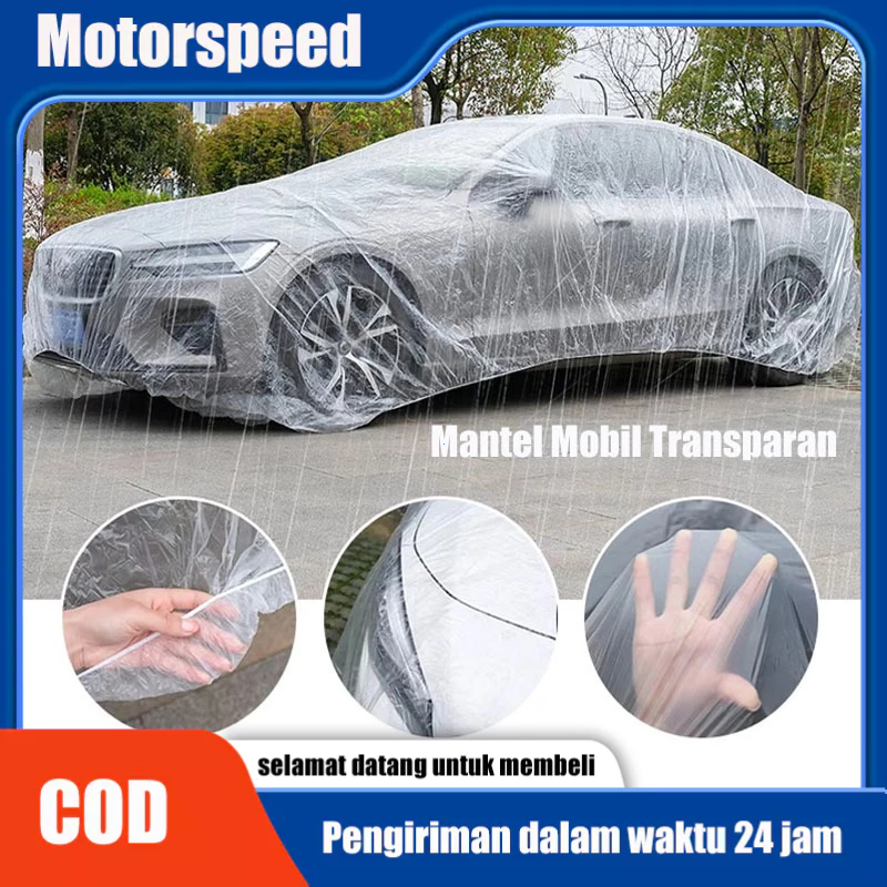 Jual Motorspeed Penutup Transparan Mantel Mobil Sekali pakai, Cat Tahan ...