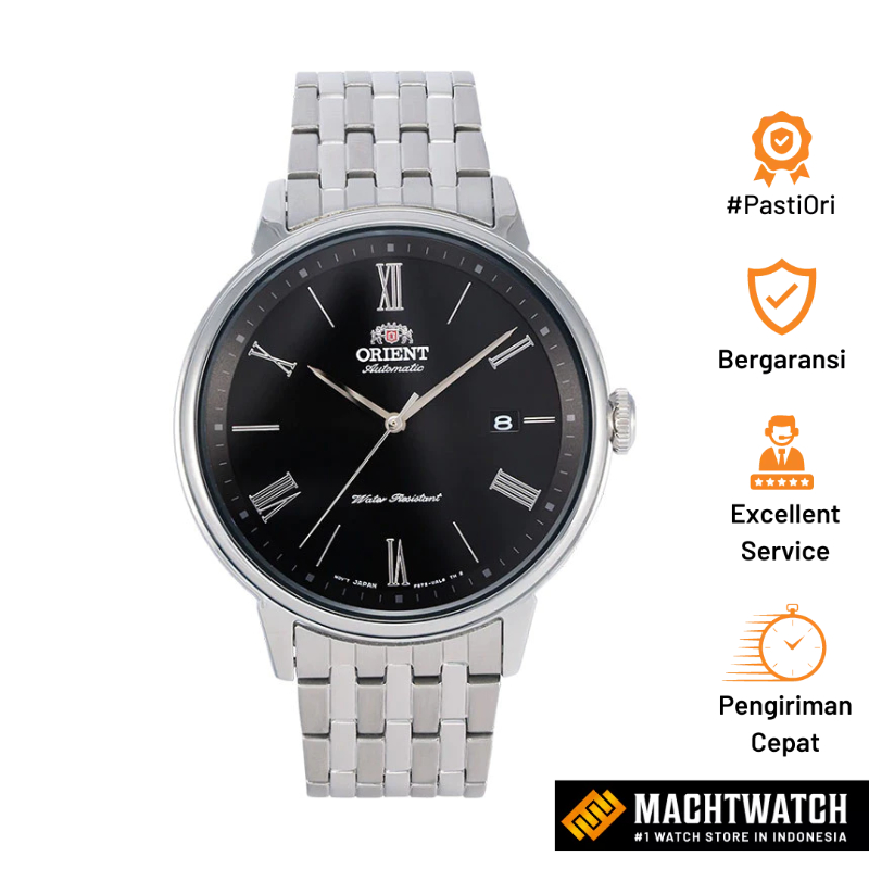 Jual Jam Tangan Pria Orient Contemporary RA-AC0J02B Automatic Men Black ...
