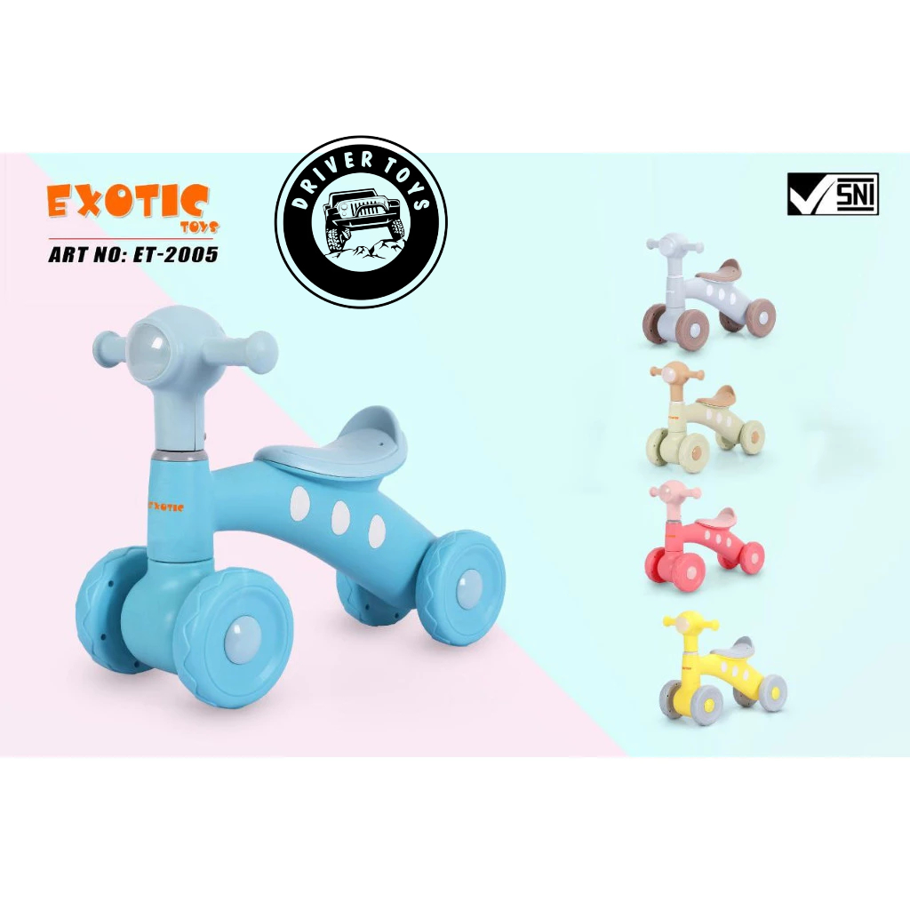 Jual BALANCE BIKE ANAK MURAH EXOTIC ET-2005 PMB TM-07 TM-08 TM-10 TM-11 ...