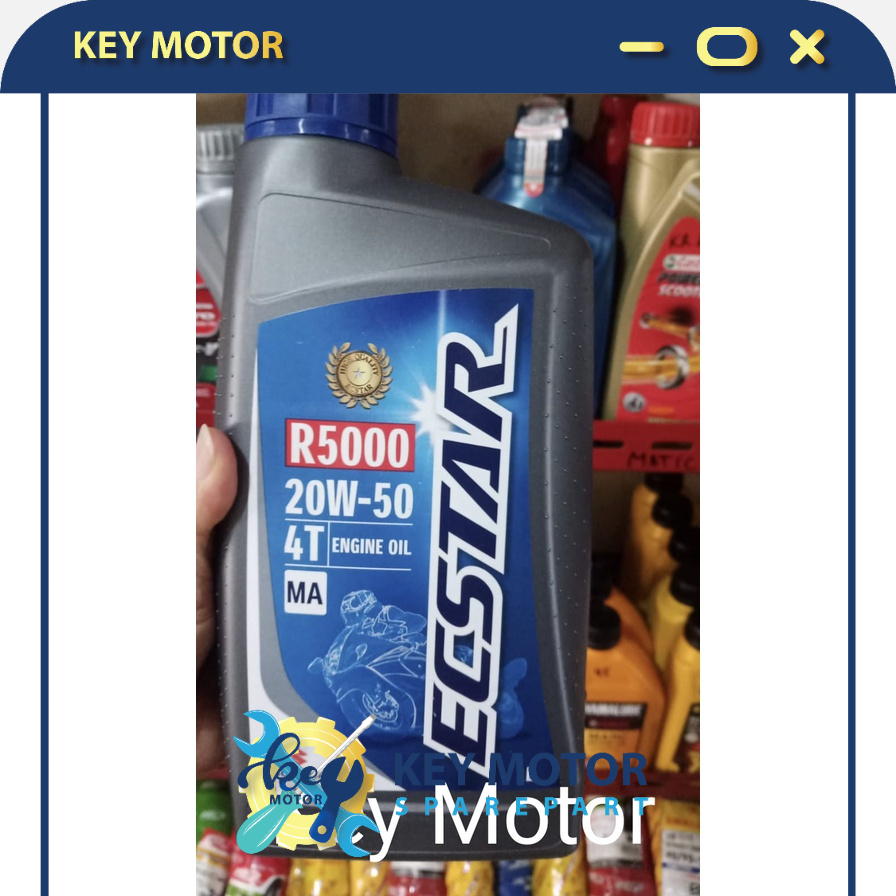 Jual Oli SGO / Ecstar R5000 4T 20W-50 Oli Motor SUZUKI 1 Liter 100% ...