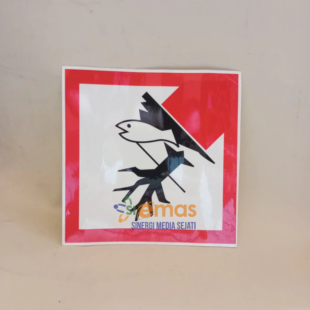 Jual Stiker Pencemar Lingkungan | Stiker Simbol Limbah B3 | Sticker ...