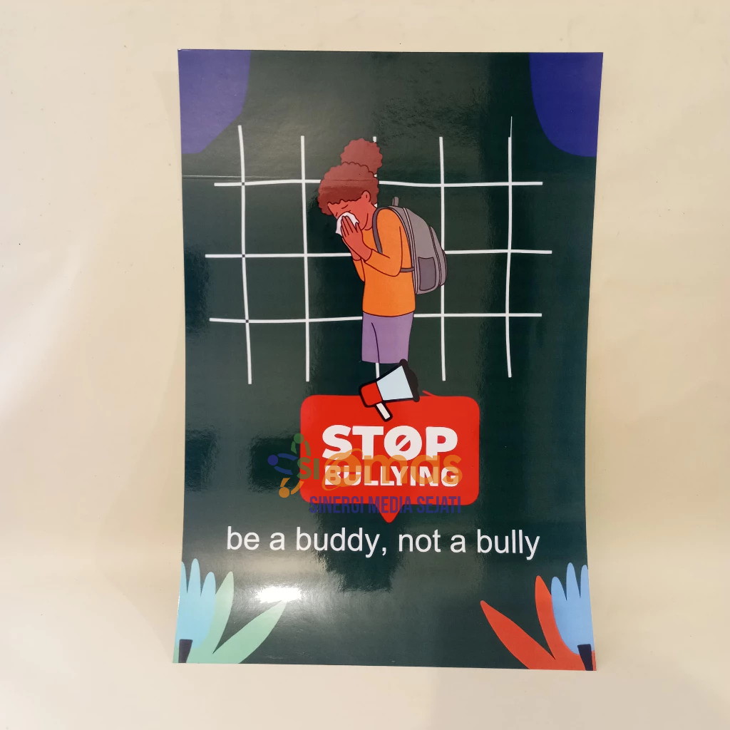 Jual Poster Stop Bullying | Poster Be A Buddy Not A Bully | Shopee ...