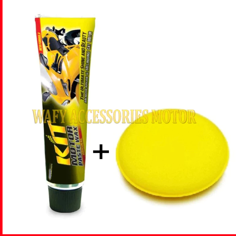 Jual Kit Motor Paste Wax Original 60 gr + Busa Poles | Shopee Indonesia