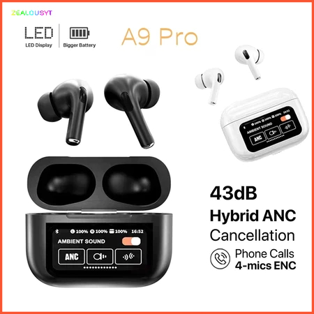 Jual TWS A9 PRO True Wireless Bluetooth Earphone Noise Reduction ...