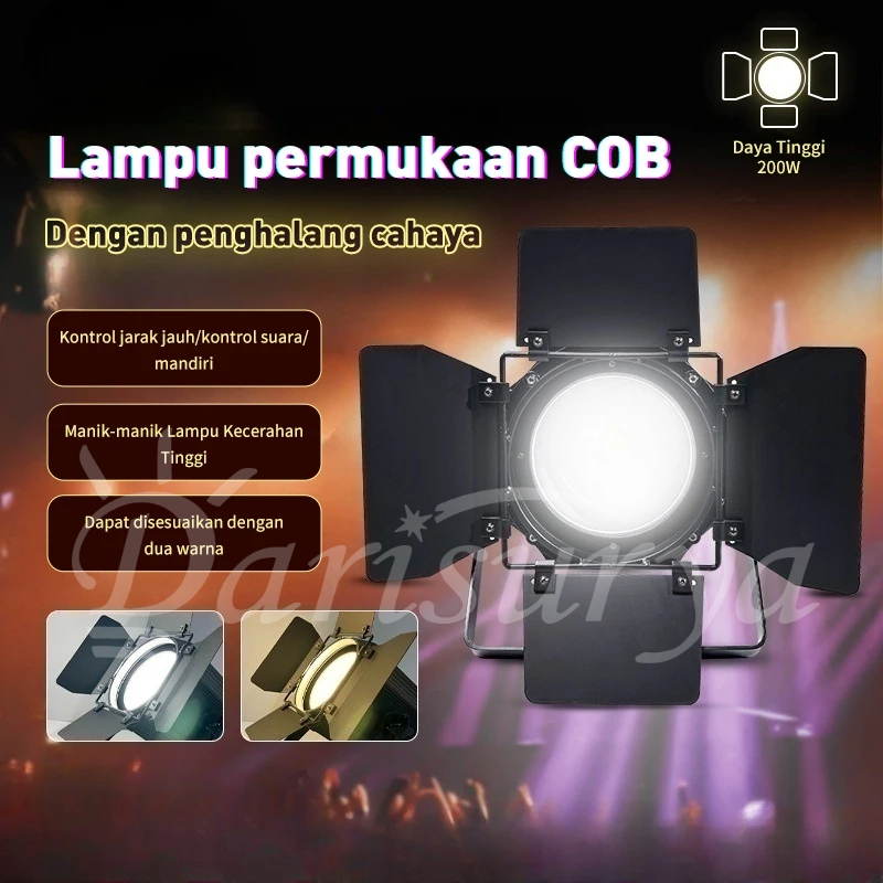 Jual Lampu Fresnel COB 200watt Cahaya hangat Cahaya putih Cahaya netral ...
