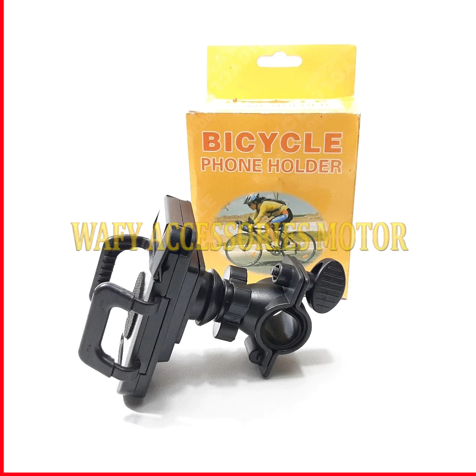 Jual Holder Hp Dudukan Di Stang Motor Sepeda Phone Holder bicycle | Shopee Indonesia