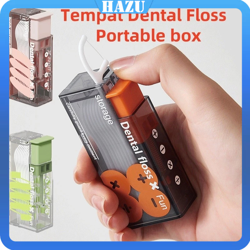 Jual Dental Floss Pembersih Sela Gigi Portable Box / Pop-up Dental ...