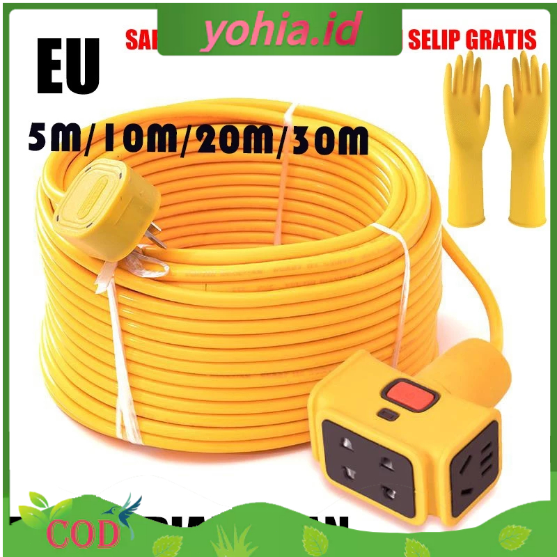 Jual 【COD】30m mtr Kabel Ekstensi 1.5 mm Cable Extension Sambungan Kabel ...